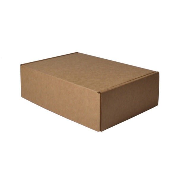 SAMPLE - E Flute - One Piece Mailing Gift Box 27026 - Kraft Brown – Australian Corrugated Packaging