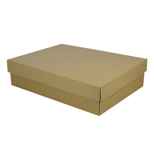 A3 Two Piece Cardboard Gift Box - 100mm High – Australian Corrugated ...