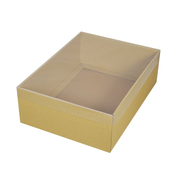 A4 Cardboard Gift Box with Clear Lid - 100mm High – Australian ...