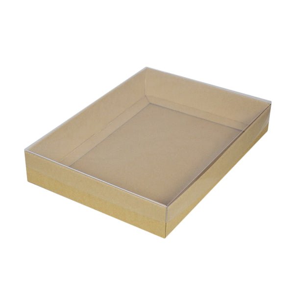 A4 Cardboard Gift Box with Clear Lid - 50mm High – Australian ...