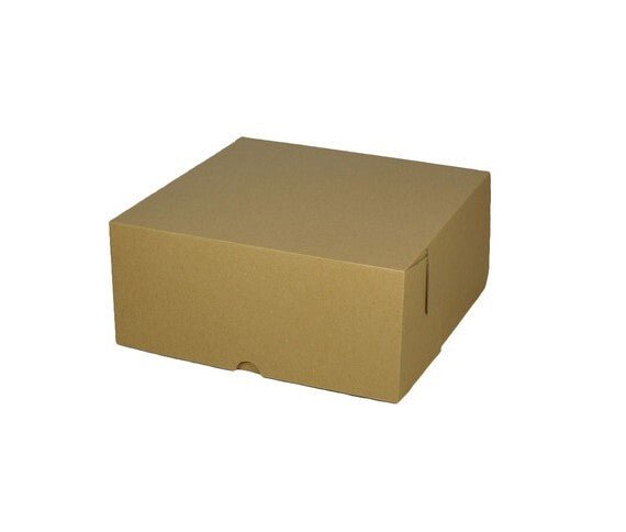 Cardboard Cake Box 10 x 10 x 4 inches – Australian Corrugated Packaging