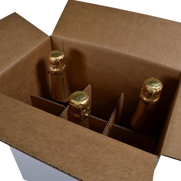 Chandon Divider INSERT for 6 Bottle Shipping Carton [RSC] - Box Sold S ...