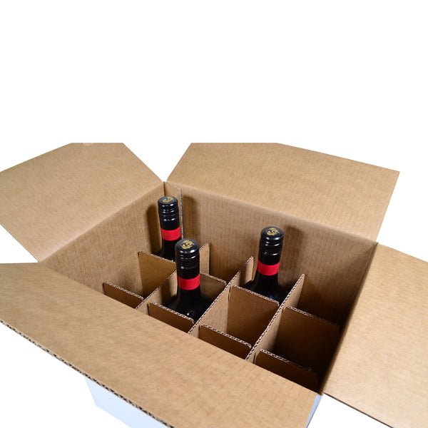 Divider INSERT for 12 Wine Bottle Shipping Carton (310mm & 330mm High ...