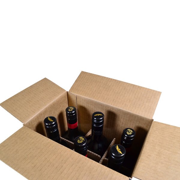 Divider INSERT for 6 Wine Bottle Shipping Carton (310 & 331mm High ...