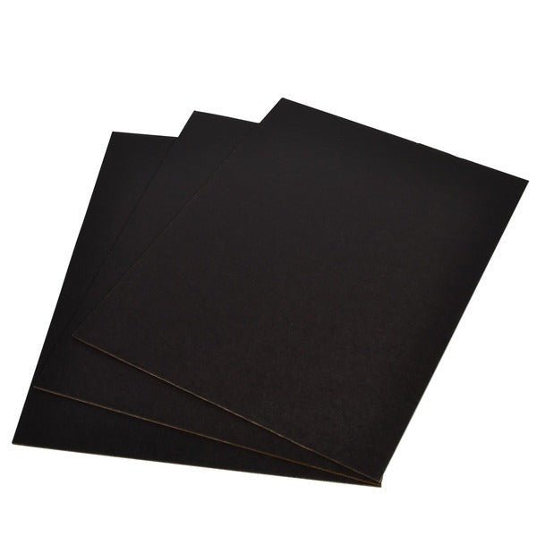 SAMPLE A4 Cardboard Sheet (210mm x 297mm x 1.5mm) - Kraft Black ...