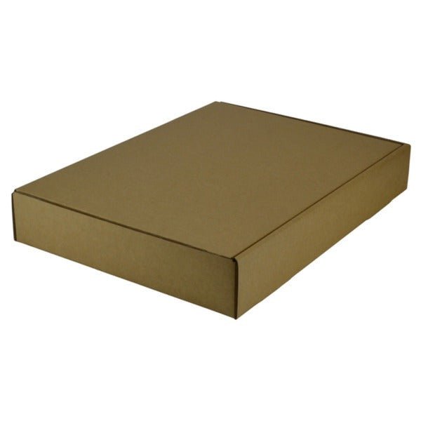 SAMPLE - B Flute - One Piece Postage & Mailing Box 15103 - Kraft Brown ...