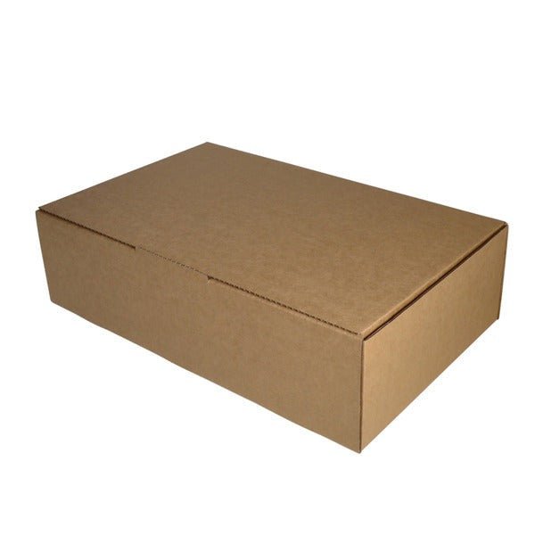 SAMPLE - B Flute - One Piece Postage & Mailing Box 20002 - Kraft Brown ...