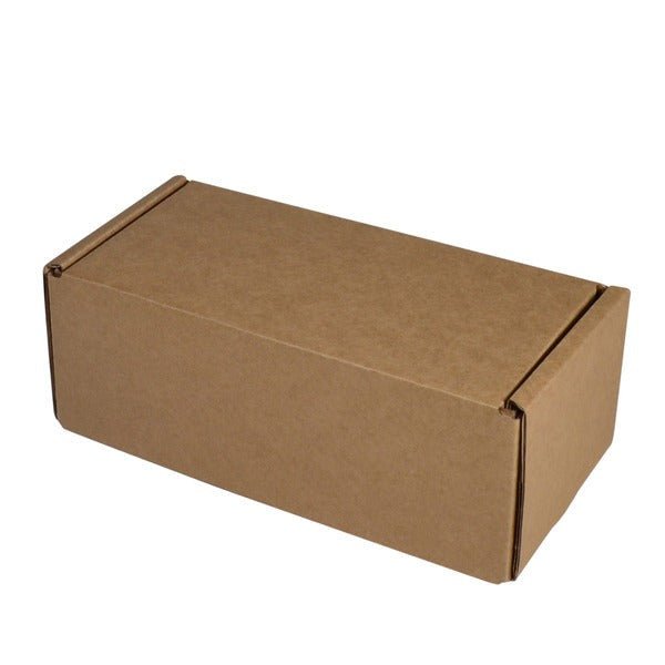 SAMPLE - B Flute - One Piece Postage & Mailing Box 21180 - Kraft Brown ...