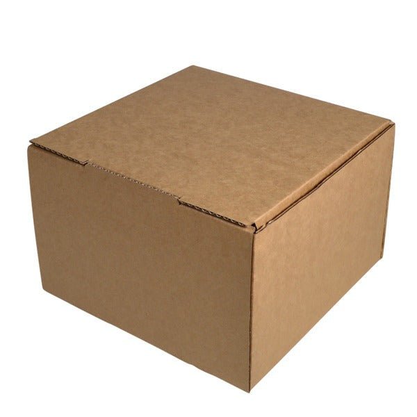 SAMPLE - B Flute - One Piece Postage & Mailing Box 22937 - Kraft Brown ...