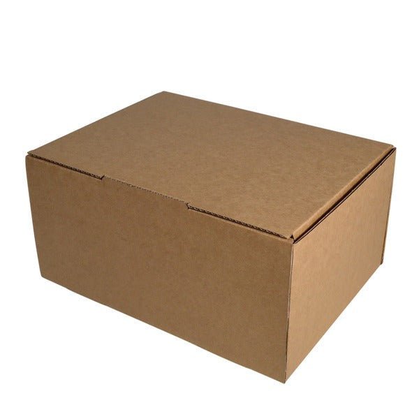 SAMPLE - B Flute - One Piece Postage & Mailing Box 23073 - Kraft Brown ...
