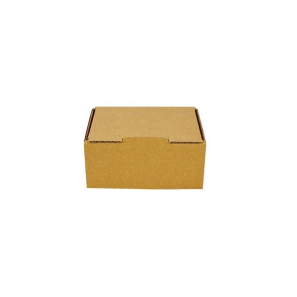 SAMPLE - B Flute - One Piece Postage & Mailing Box 9557 - Kraft Brown ...