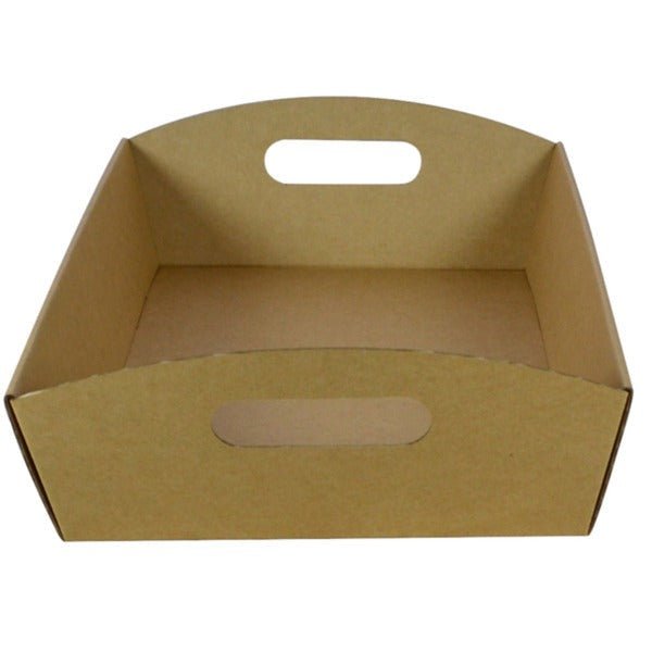 SAMPLE - E Flute - Large Cardboard Hamper Tray - Kraft Brown ...