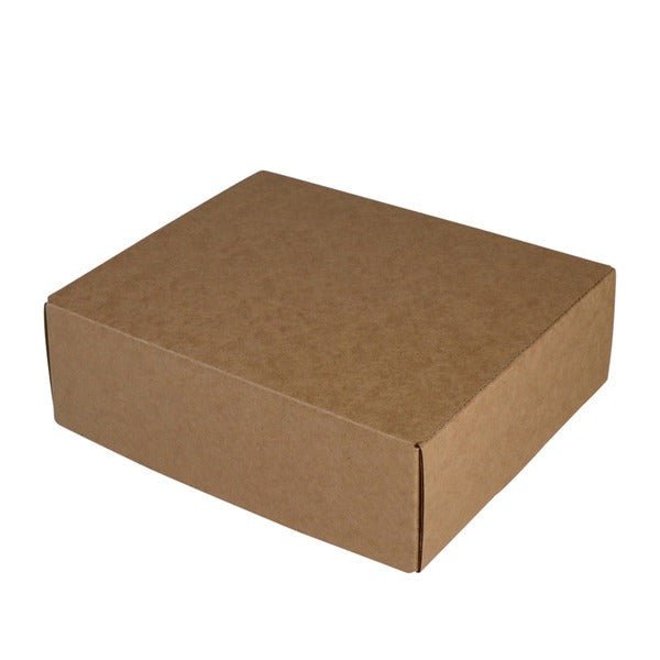 SAMPLE - E Flute - One Piece Mailing Gift Box 25784 - Kraft Brown ...