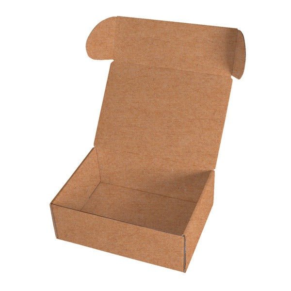 SAMPLE - E Flute - One Piece Mailing Gift Box 26846 - Kraft Brown – Australian Corrugated Packaging