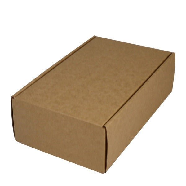 SAMPLE - E Flute - One Piece Postage & Mailing Box 18437 - Kraft Brown ...