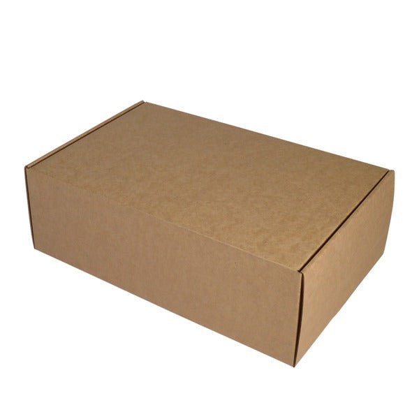 SAMPLE - E Flute - One Piece Postage & Mailing Box 25137 - Kraft Brown ...