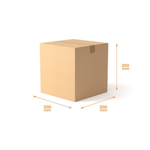 SAMPLE - RSC Shipping Carton 200 Cube - 1C Kraft Brown Board (200 x 20 ...
