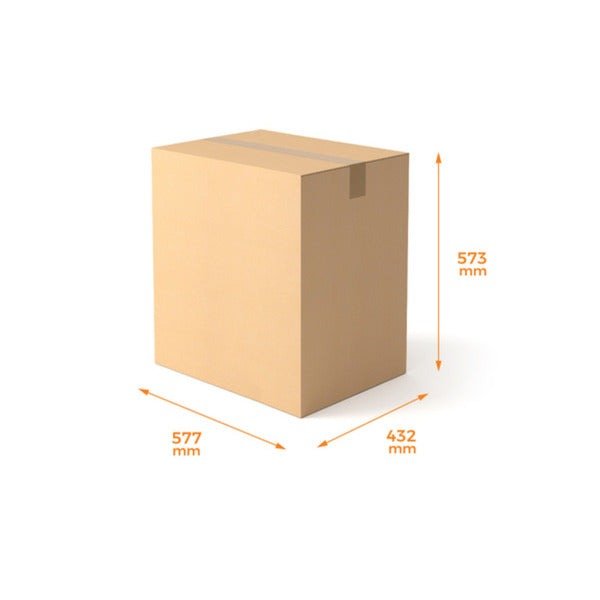 SAMPLE - RSC Shipping Carton 43A Linen - 1C Kraft Brown Board (577 x 4 ...