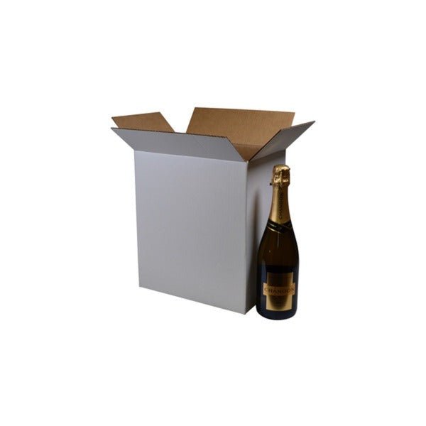 SAMPLE - RSC Shipping Carton 6 x Chandon Wine Bottle - Kraft White - I ...