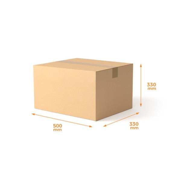 SAMPLE - RSC Shipping Carton Code 175 - 1C Kraft Brown Board (500 x 33 ...
