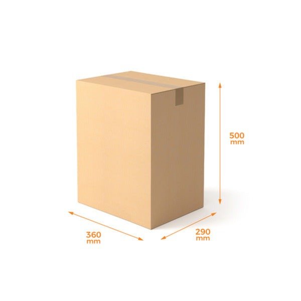 SAMPLE - RSC Shipping Carton Tall Closure - 1C Kraft Brown Board (360 ...